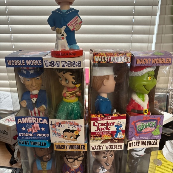 Funko | Art | Wacky Wobbler Bobbleheads From The Early 99s | Poshmark